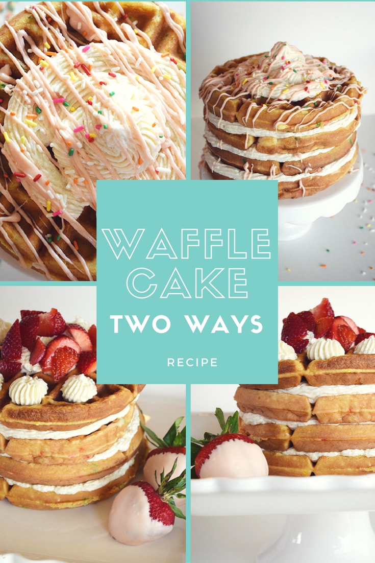 Birthday Waffle Cake